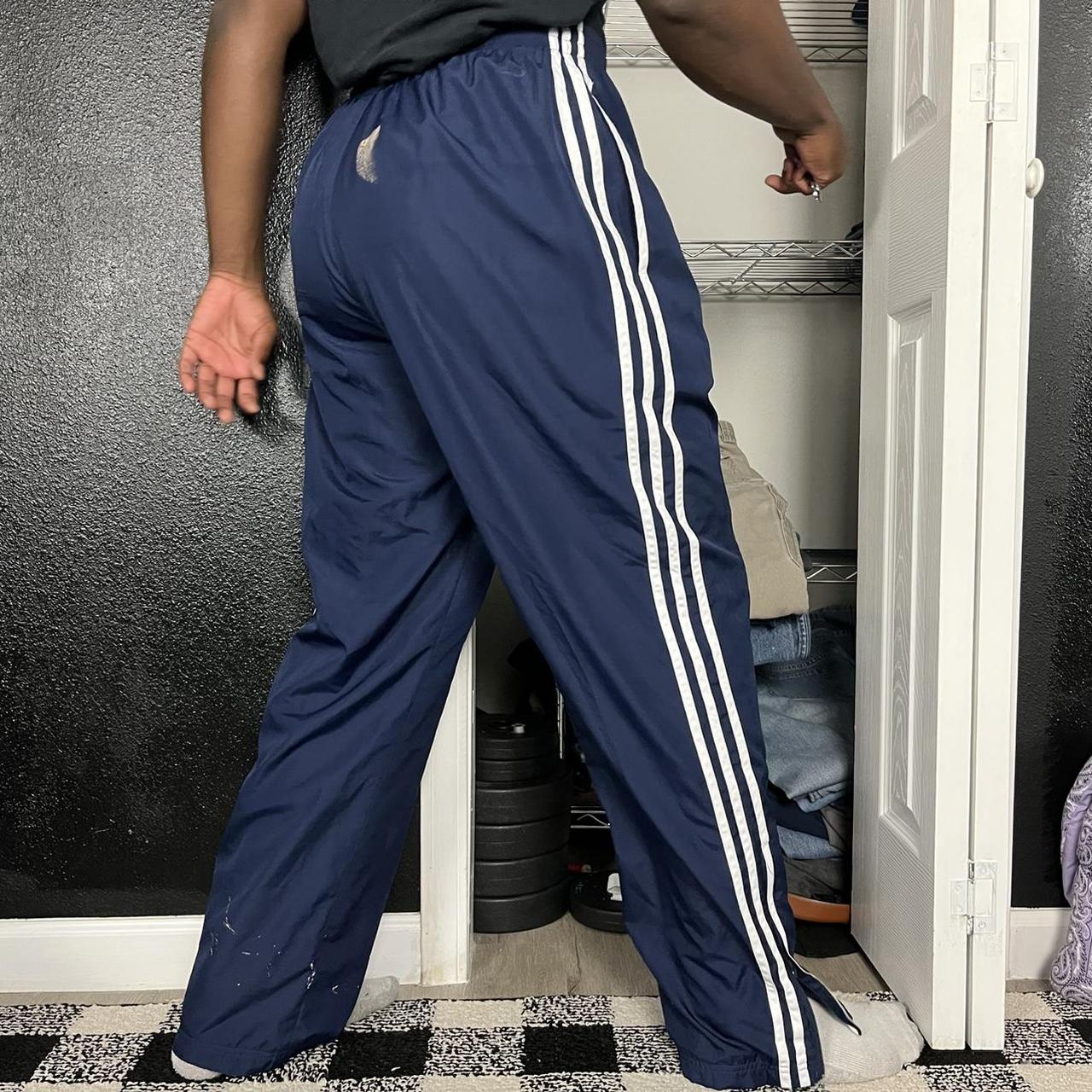 Adidas track pants paint stains as seen 2 - Depop