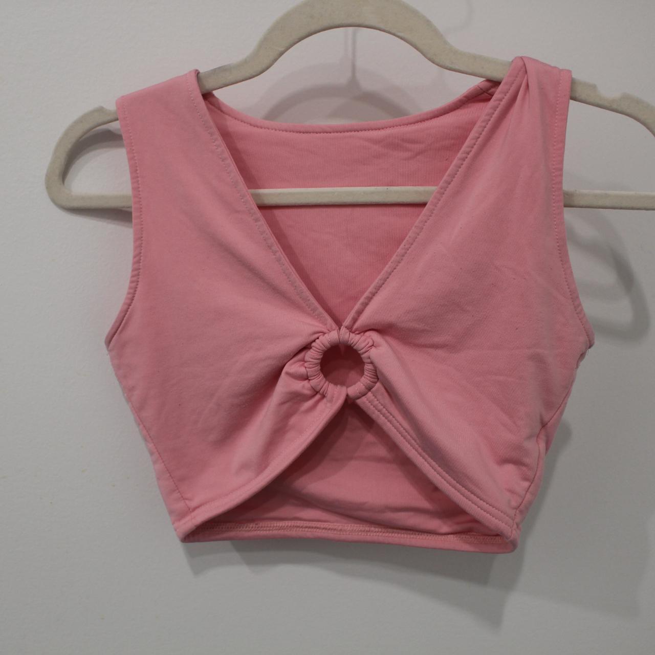 small crop top going out top, super buttery and soft... - Depop