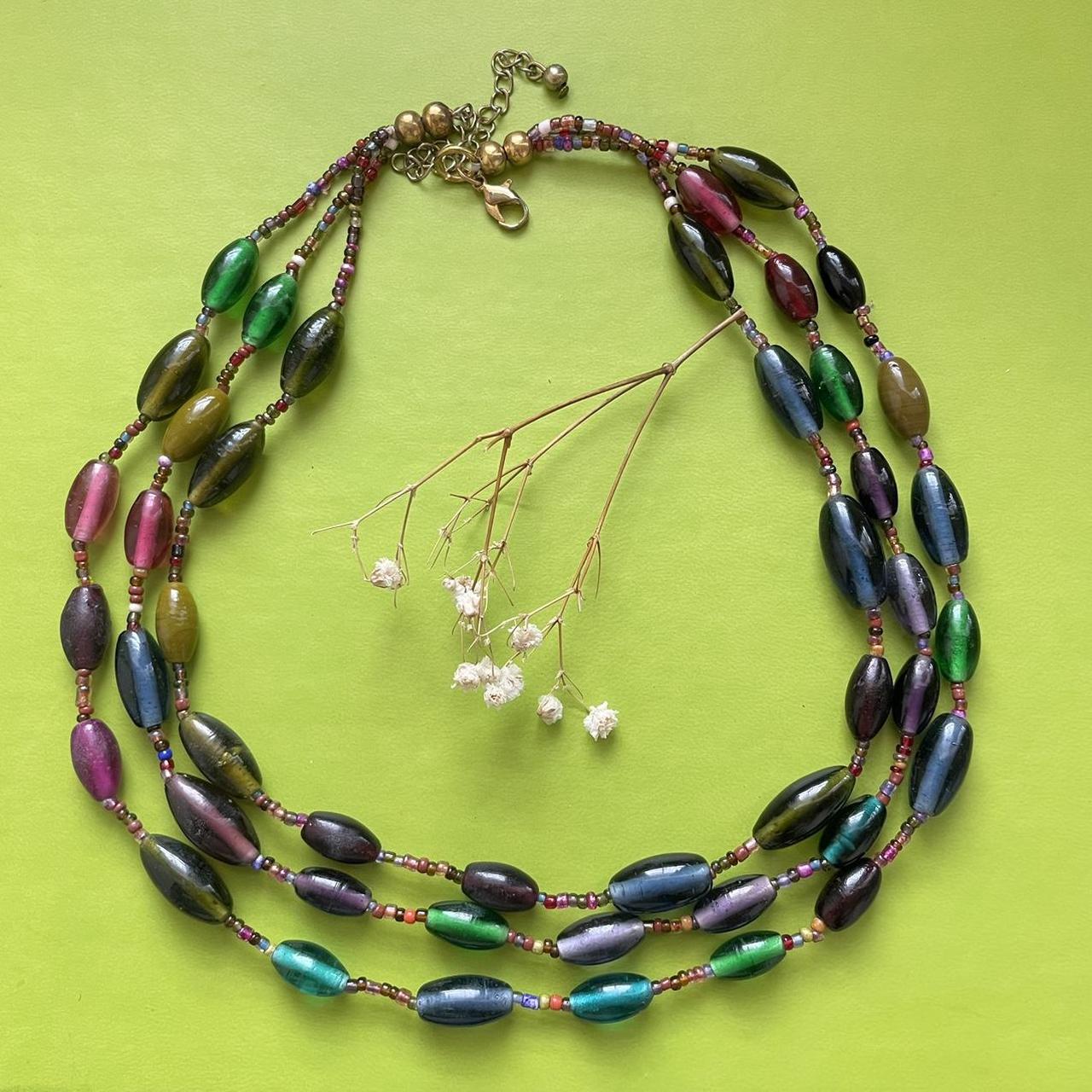 Multi bead necklace! 🌈 💌 Questions or enquiries? DM... - Depop