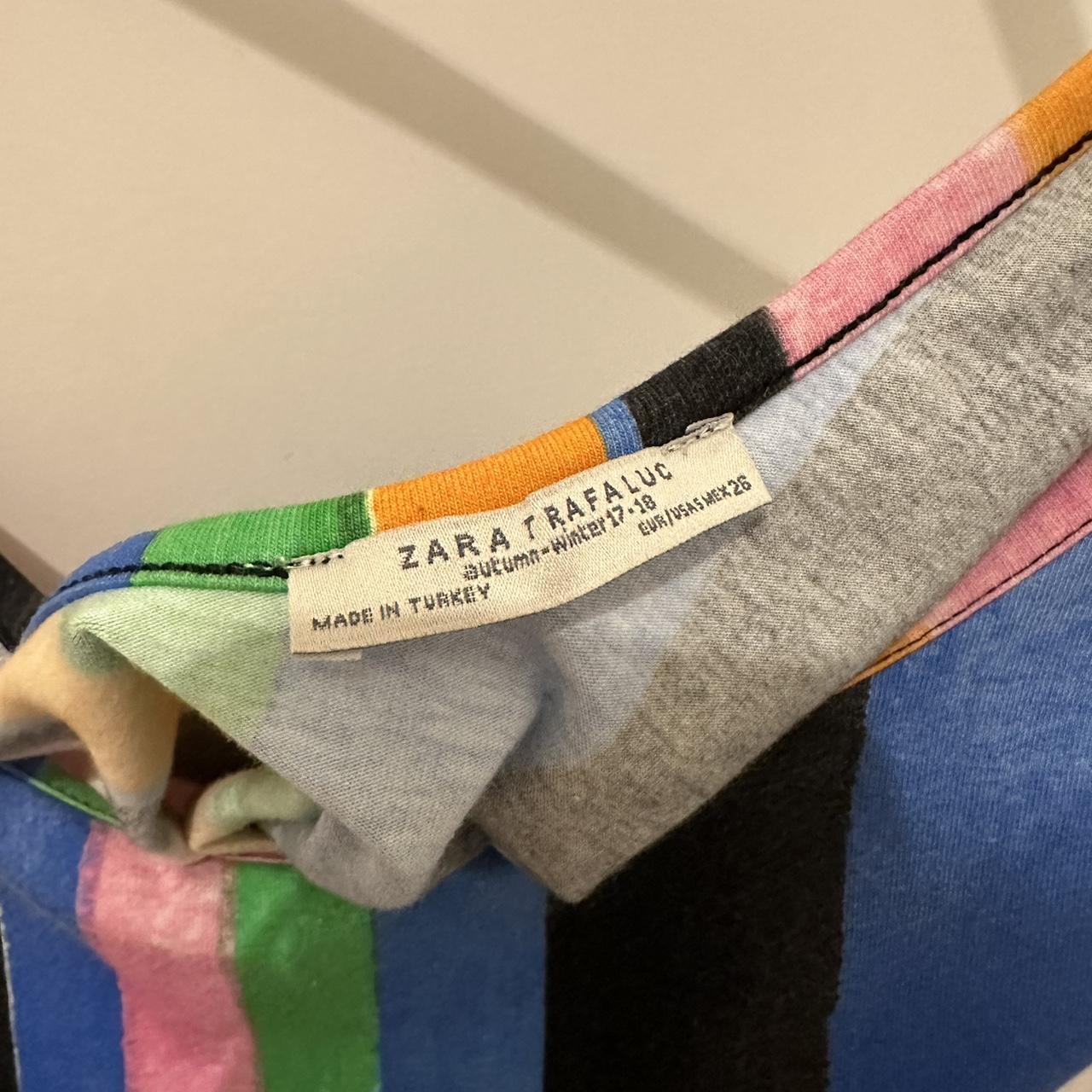 Zara rainbow bodysuit, worn once, size small - Depop