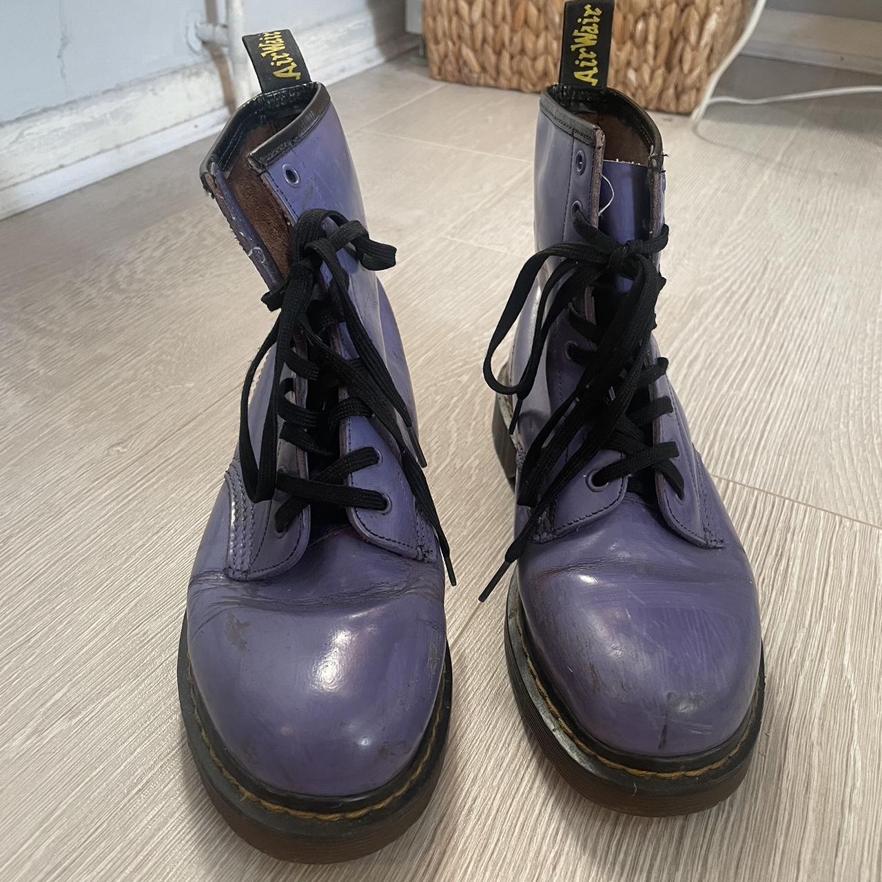 Old school purple doc martens! Perfect for... - Depop