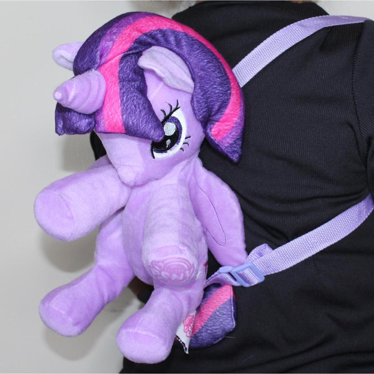 2014 My little pony plushe backpack Can fit a small... - Depop