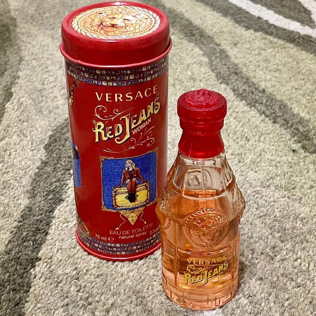 Versace Red Jeans fragrance. Very classic floral... - Depop