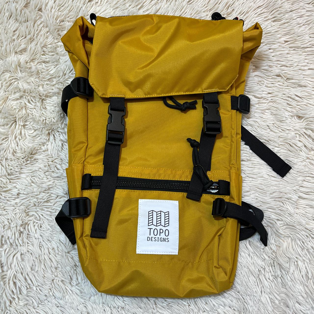 TOPO Designs Mini Rover Backpack in Musterd color... - Depop