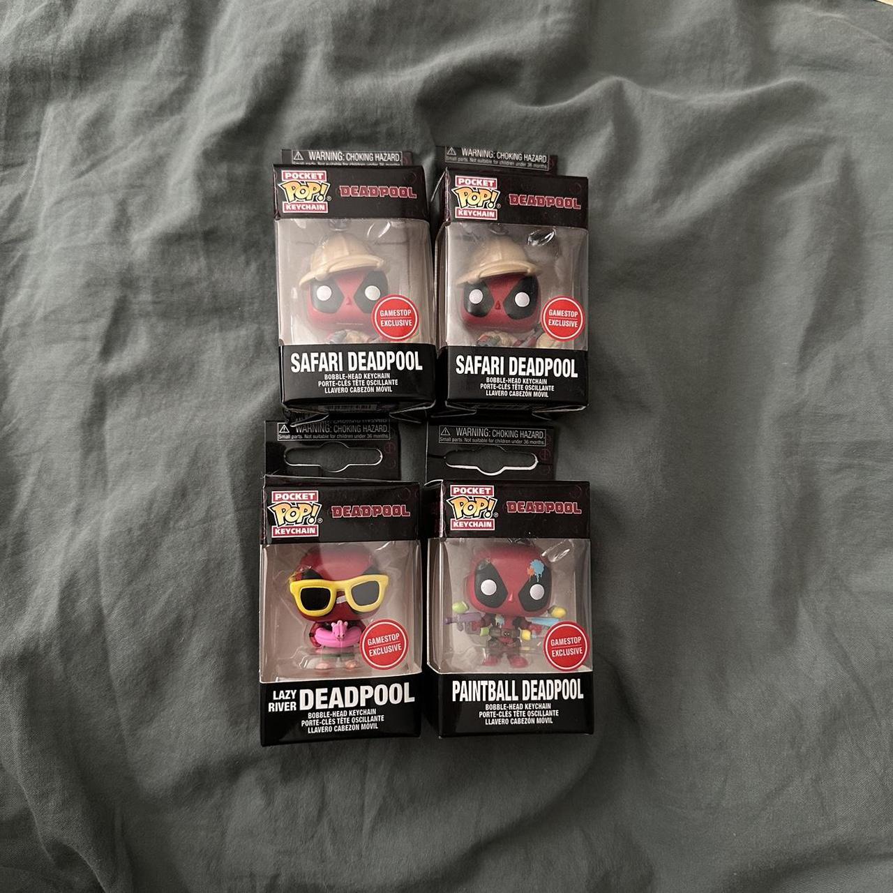 gamestop exclusive deadpool funko keychain lot - $12... - Depop