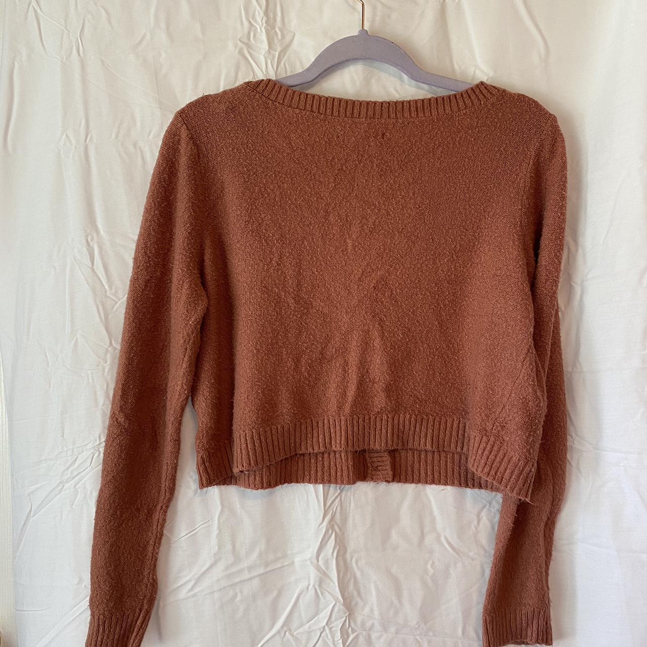 super cute cropped sweater tagged size M - Depop
