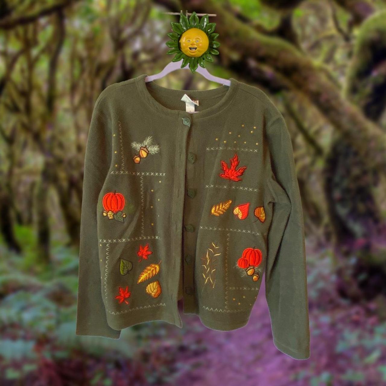 cutest fall fleece jacket ever perfect for pumpkin... - Depop