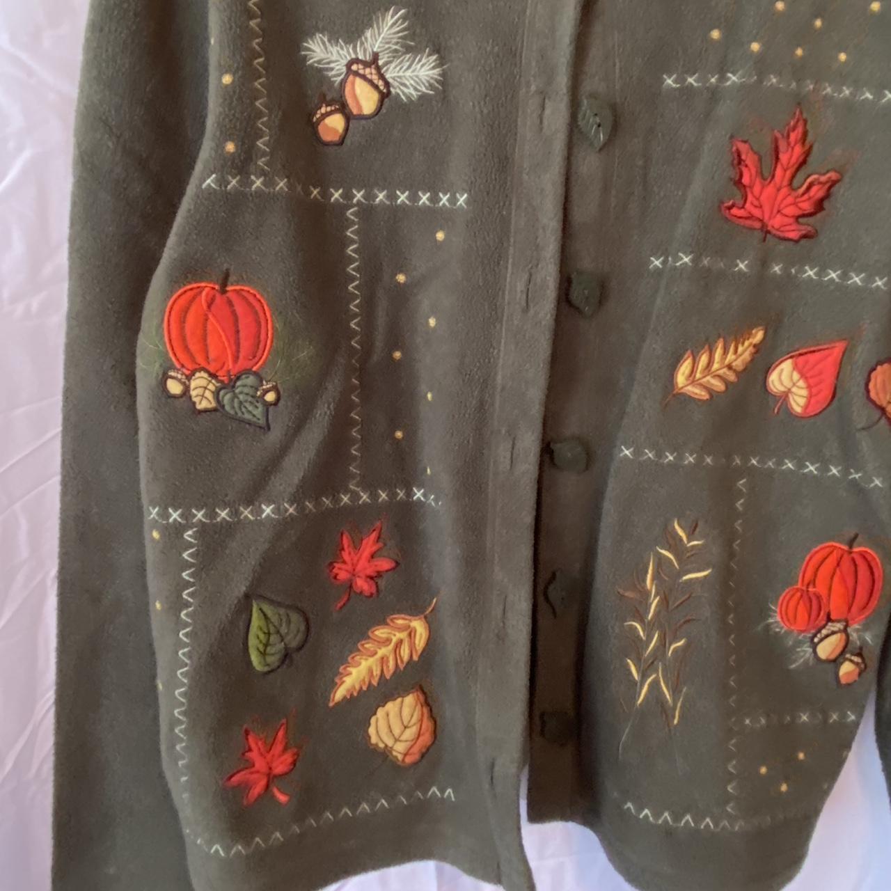 cutest fall fleece jacket ever perfect for pumpkin... - Depop