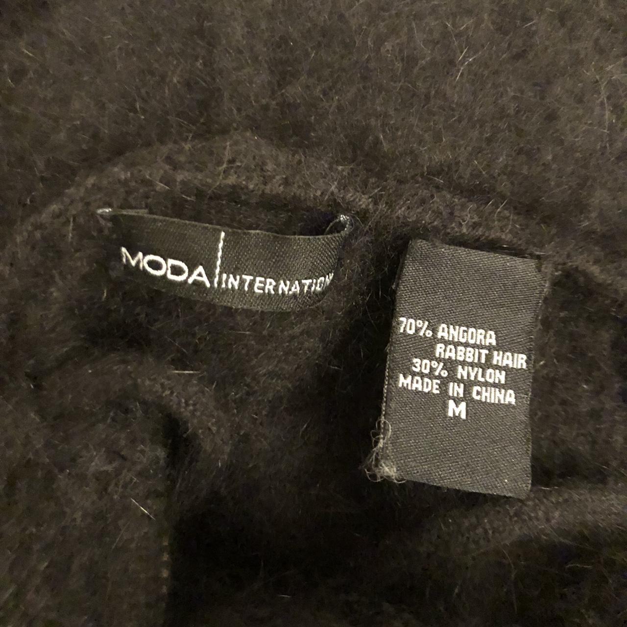 90s moda international zip up angora sweater! Lovee... - Depop