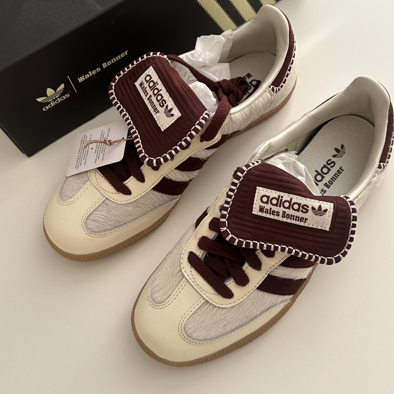 Wales Bonner x Adidas Samba Pony Hair - Cream / Red... - Depop