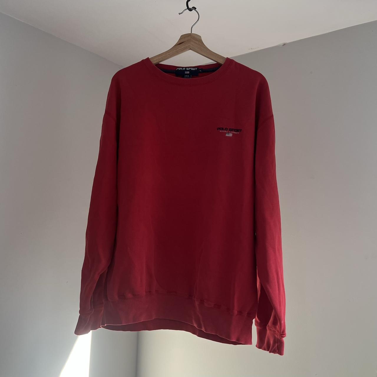 Vintage POLO SPORT Crewneck sweater Sick jumper... | Depop