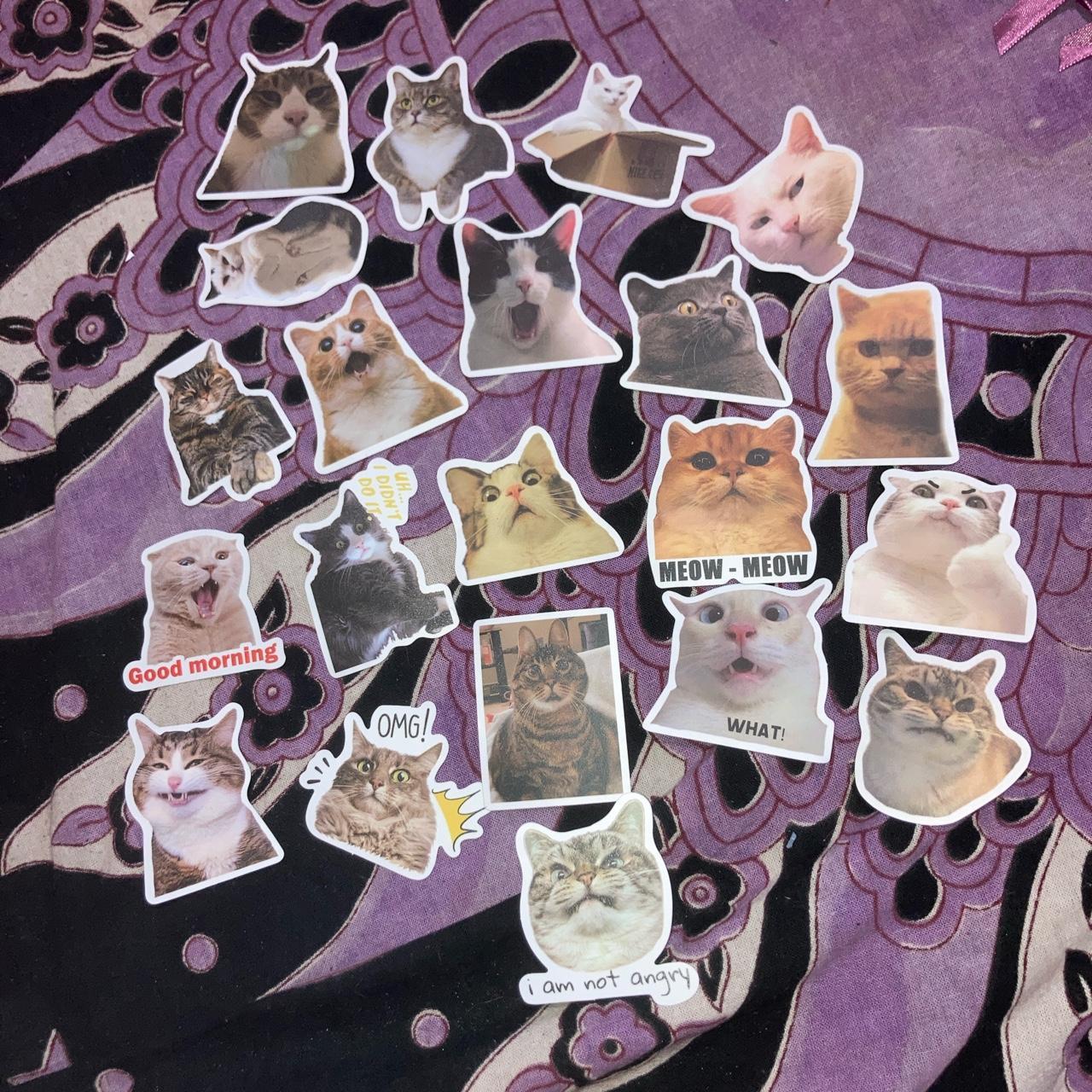 Small #cat #sticker lot of 21 stickers! 🐱 🐈‍⬛ 🐈 #meow... - Depop