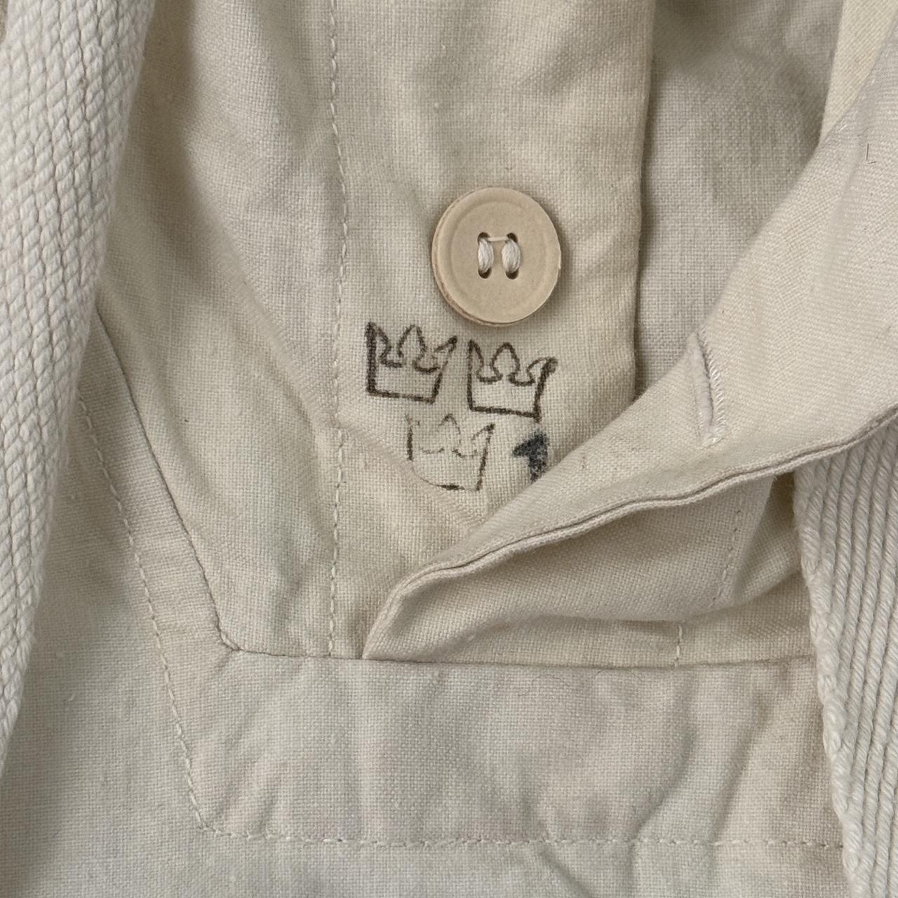 Vintage 1940’s/50’s Swedish military snow camo smock... - Depop