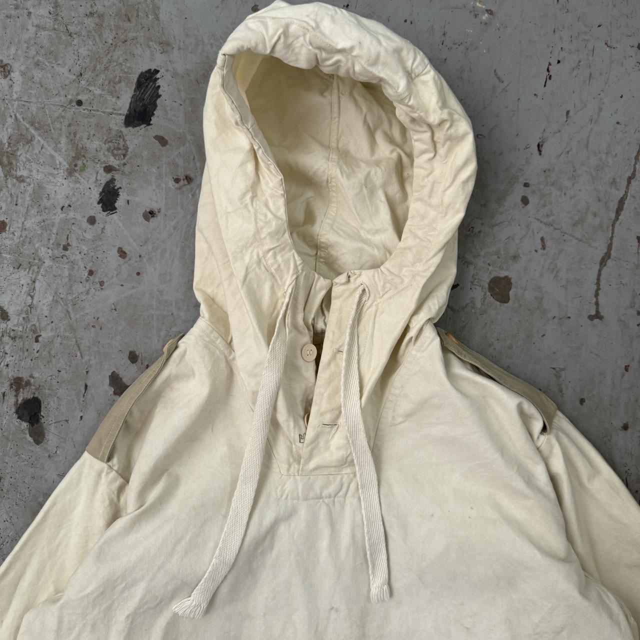 Vintage 1940’s/50’s Swedish military snow camo smock... - Depop