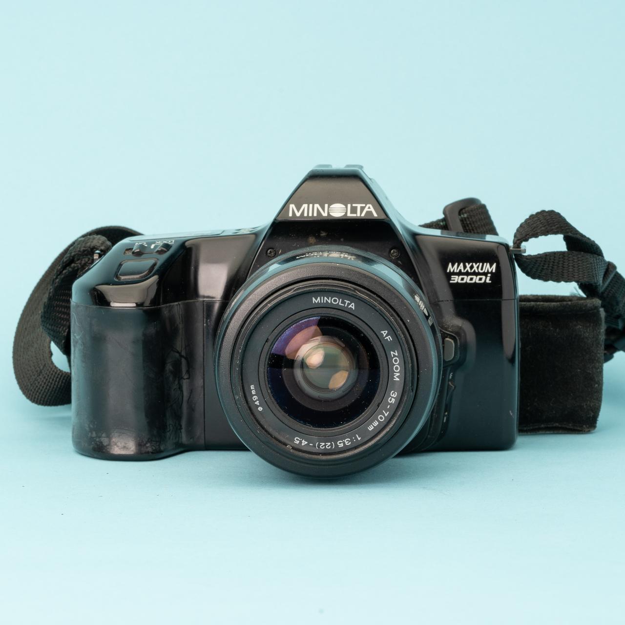 Minolta Maxxum 3000i 35mm SLR Film Camera w/ 35-70mm... - Depop