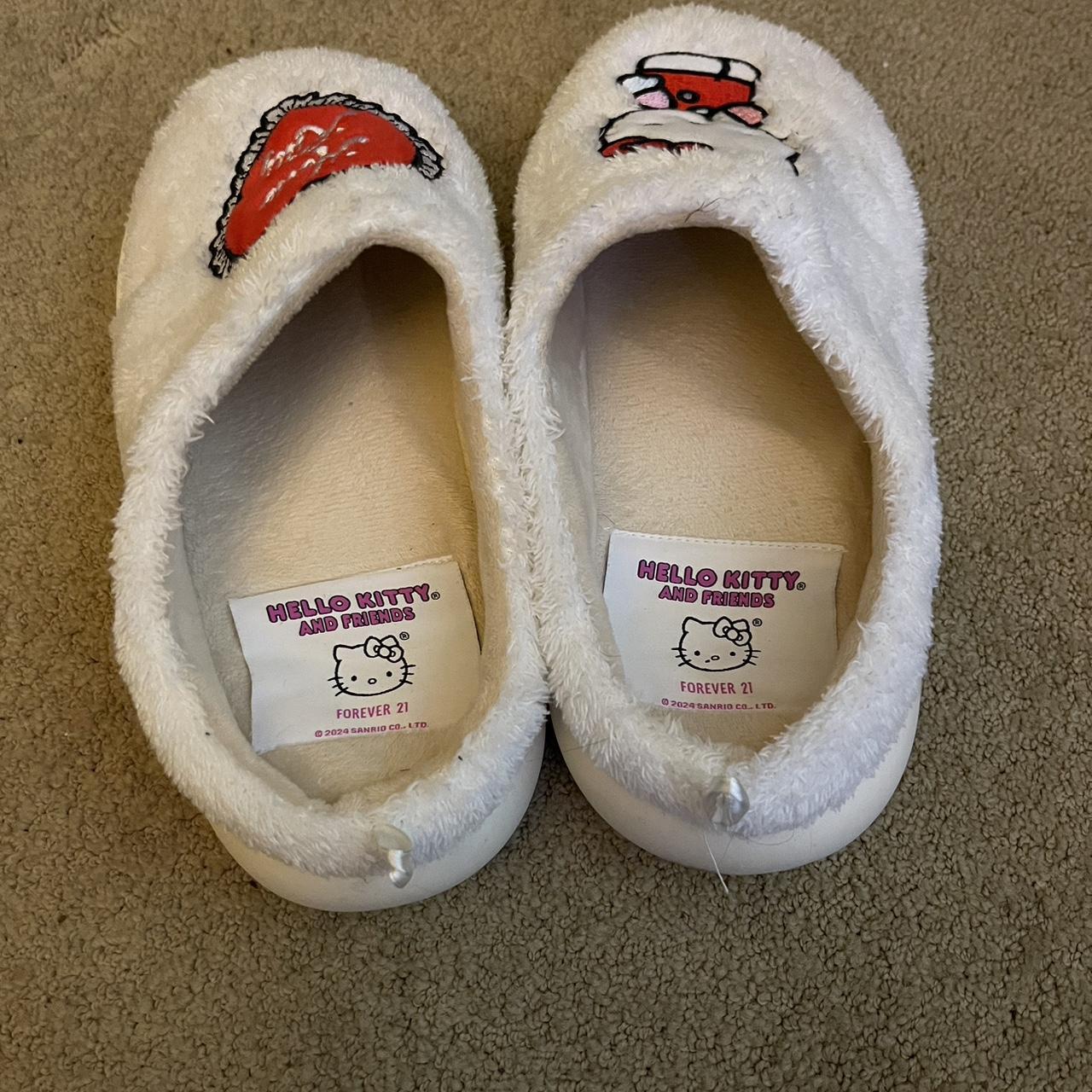 Hello Kitty slippers From forever 21 Worn once Too... - Depop