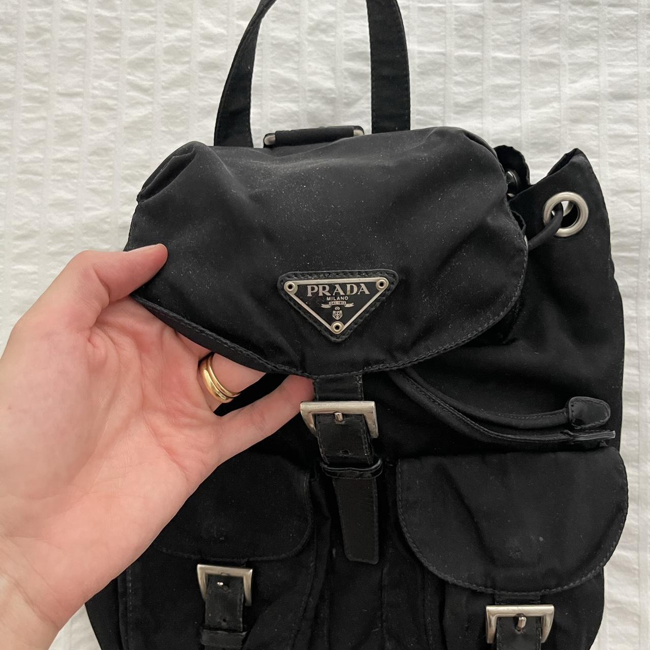 Prada nylon mini backpack In good vintage condition... - Depop