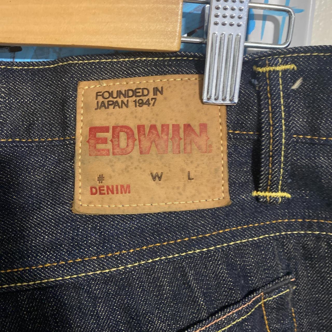 Edwin Japanese Selvedge Denim Size W36xL34 For... - Depop