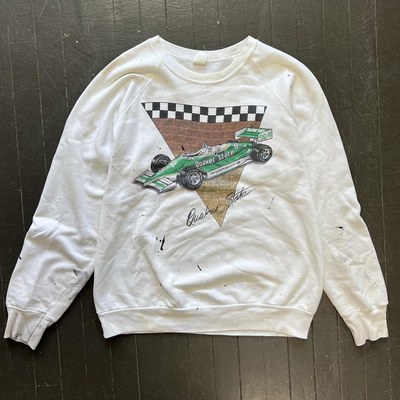 Vintage 80s Porsche Quaker State F1 Indy Car... | Depop