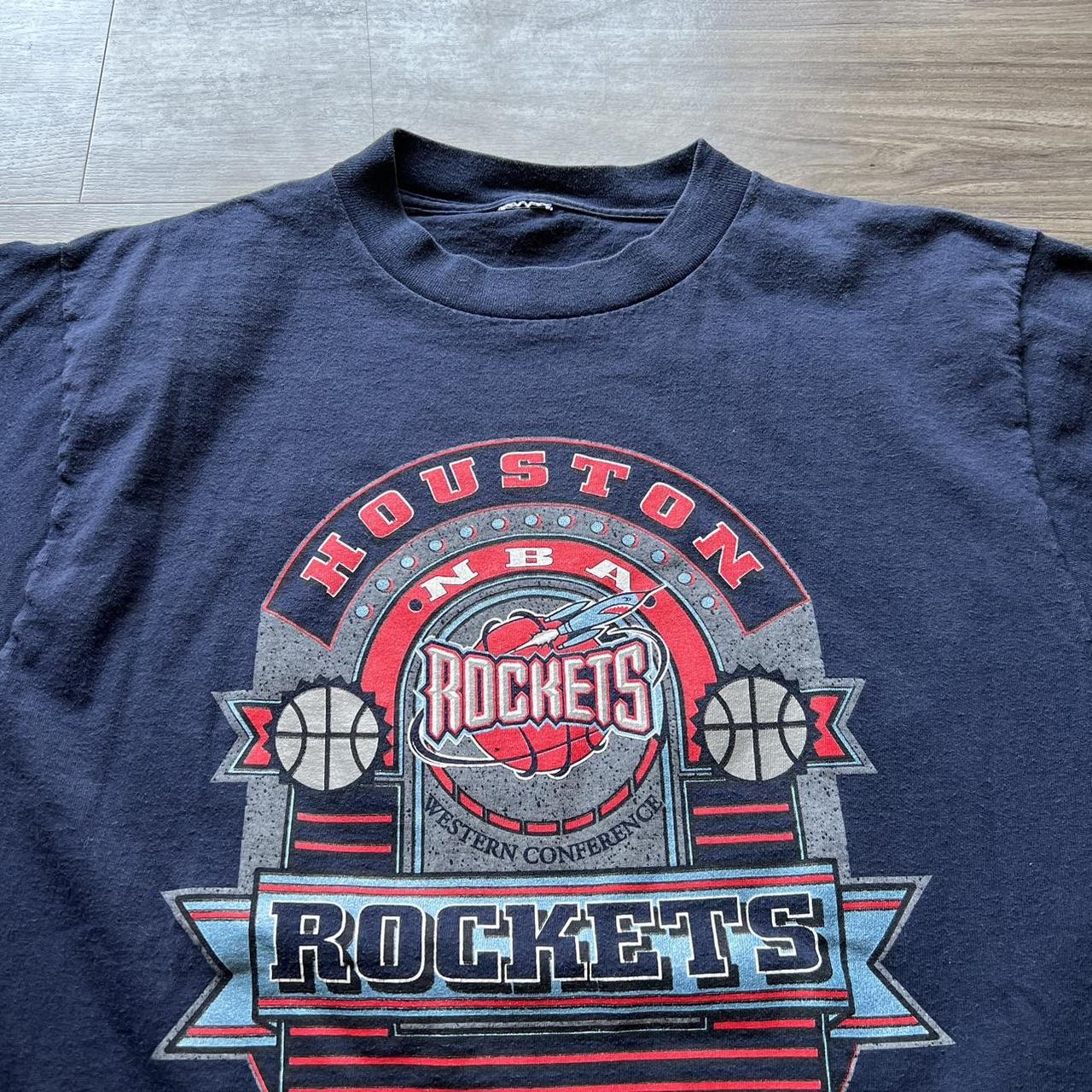 vintage 90s houston rockets nba basketball sports... - Depop