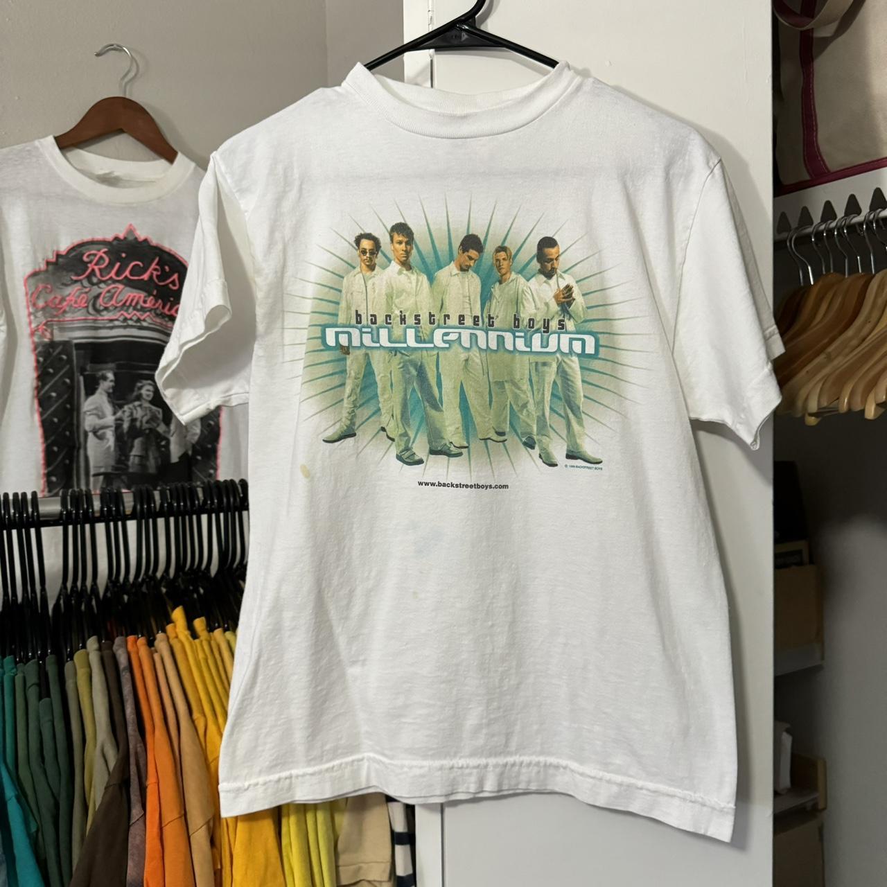 vintage 90s 1999 backstreet boys millennium band... | Depop