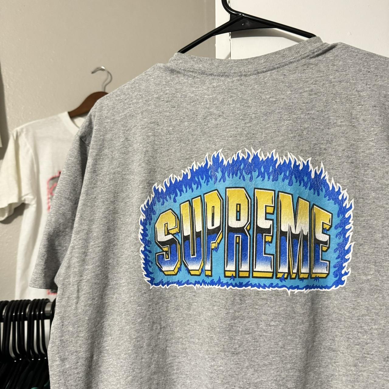 modern streetwear brand supreme promo t-shirt. cool!... - Depop