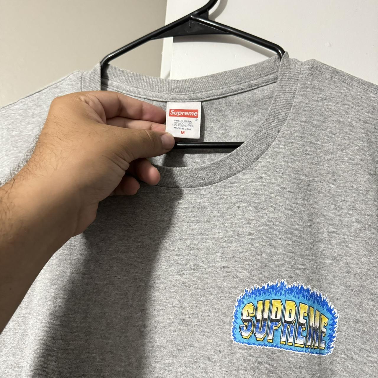 modern streetwear brand supreme promo t-shirt. cool!... - Depop