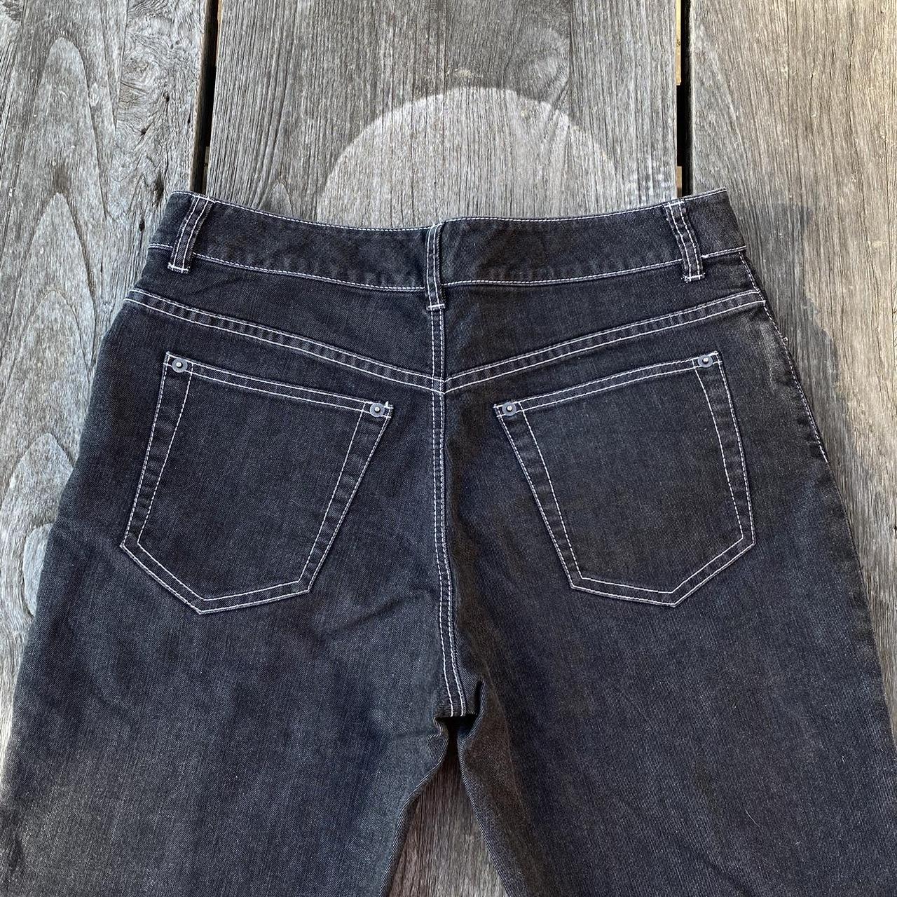 Pendleton Women's Black and White Jeans | Depop