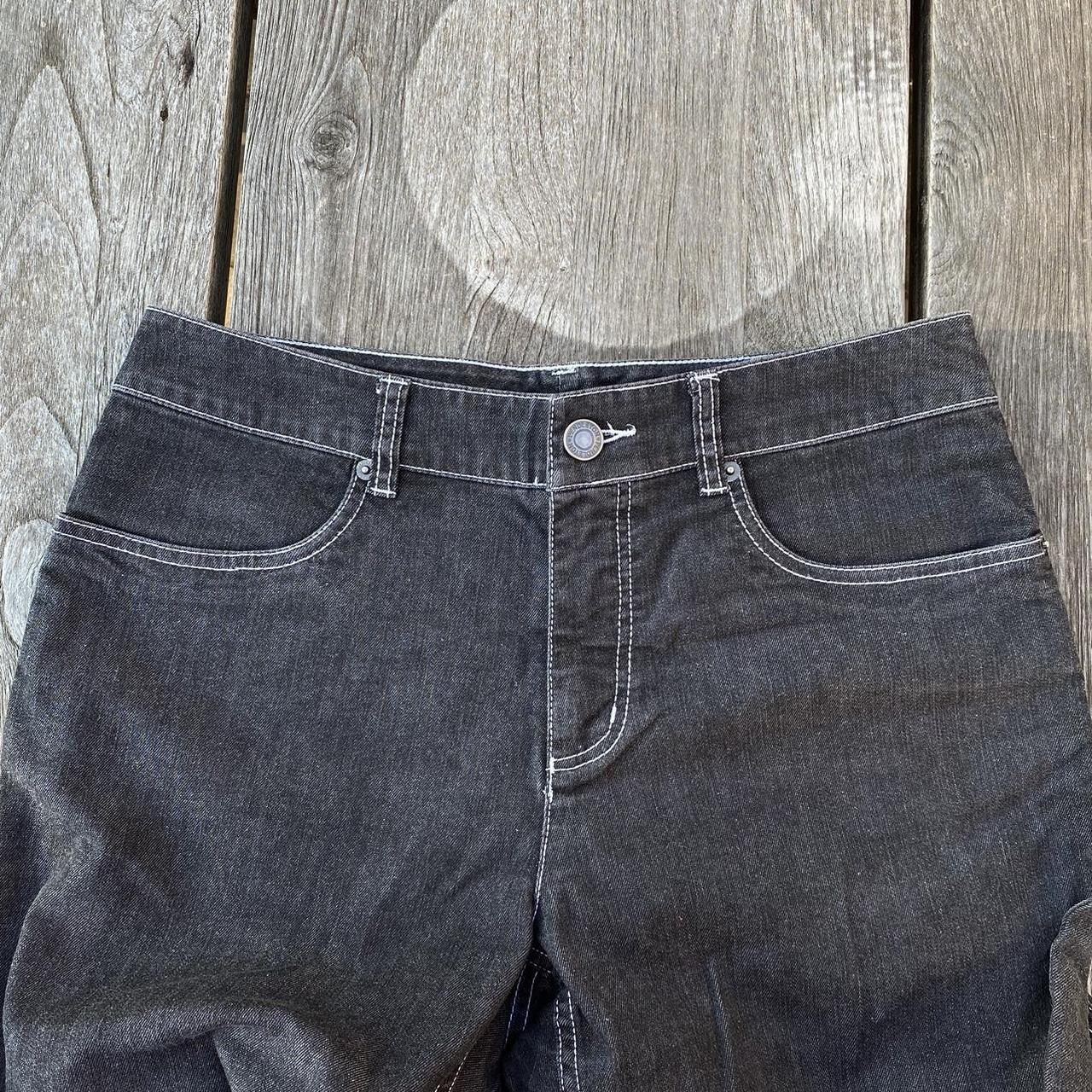 Pendleton Women's Black and White Jeans | Depop