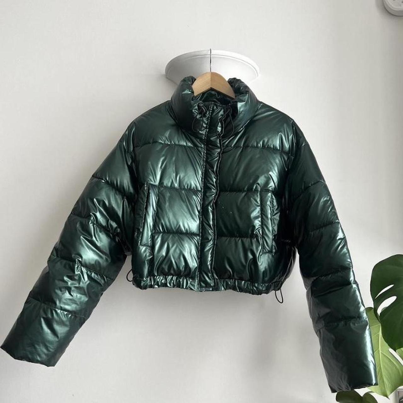 ASOS green puffer coat - Depop