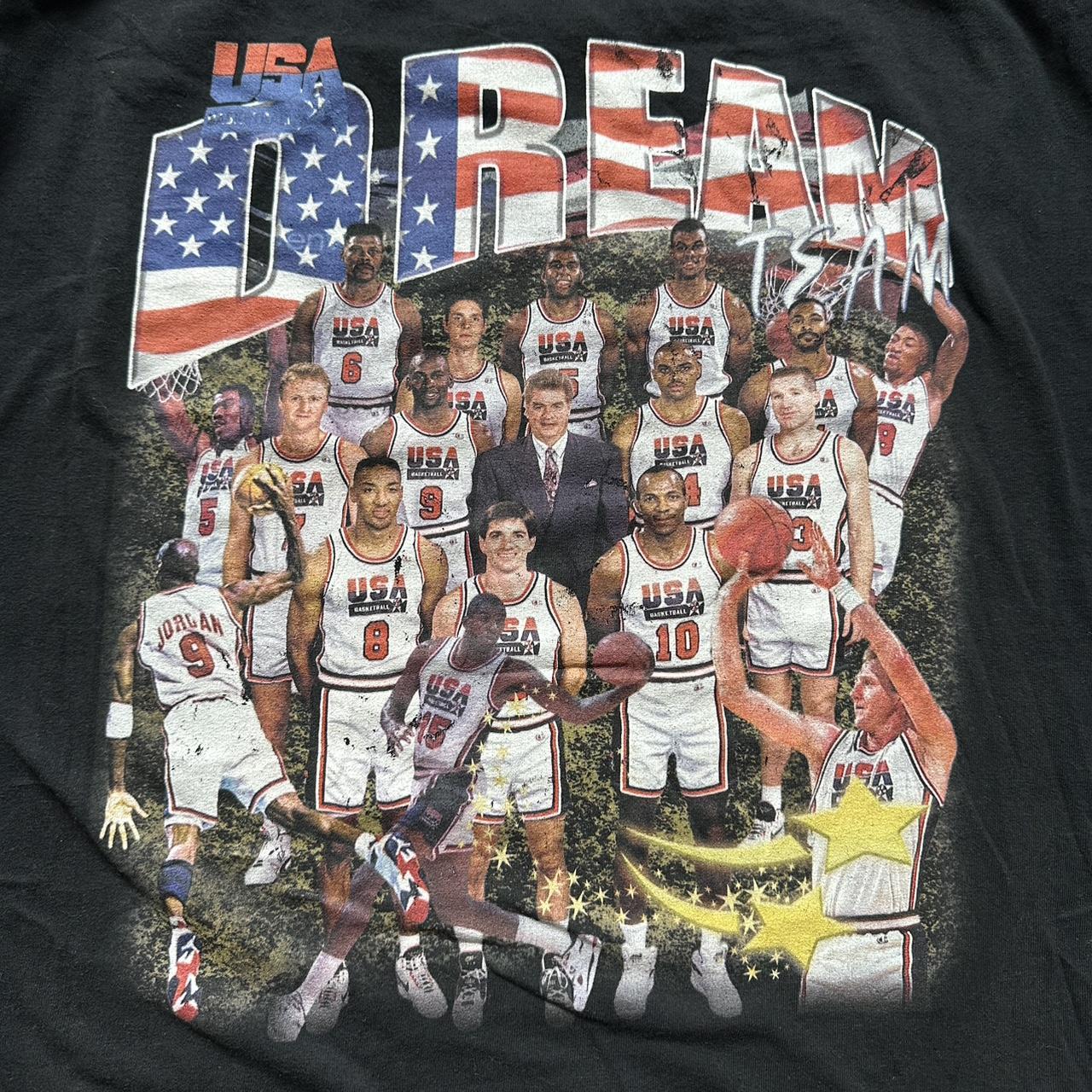 USA Olympic ‘Dream Team’ T-shirt Size L - Depop