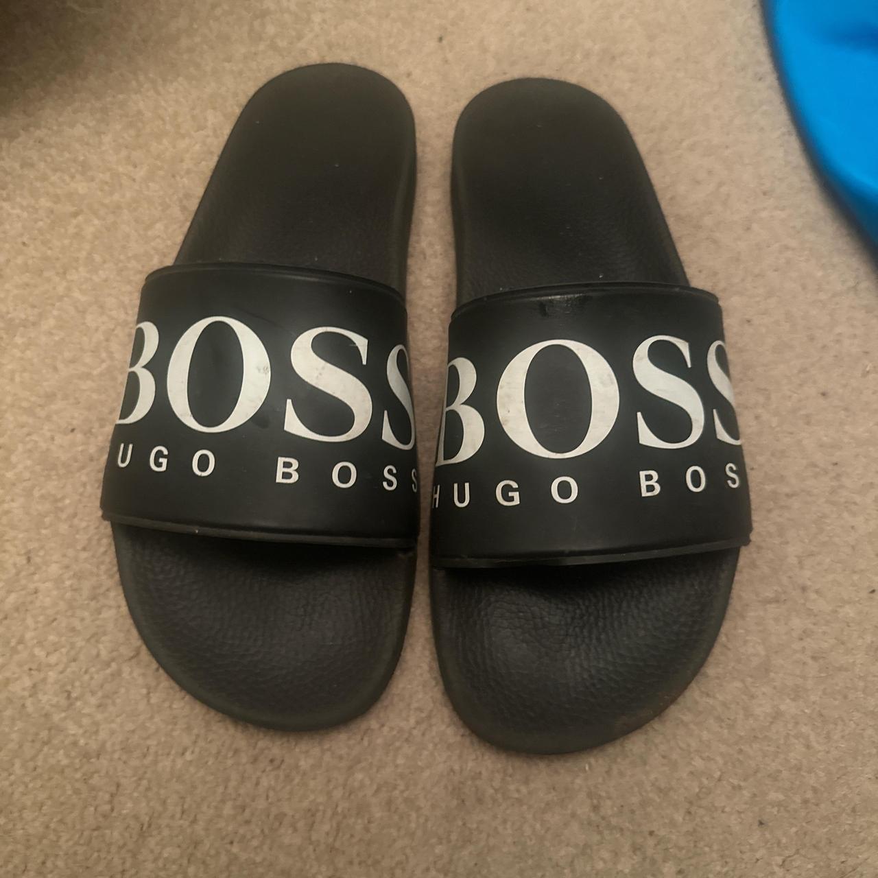 Boss sliders excellent condition Size 9 | Depop