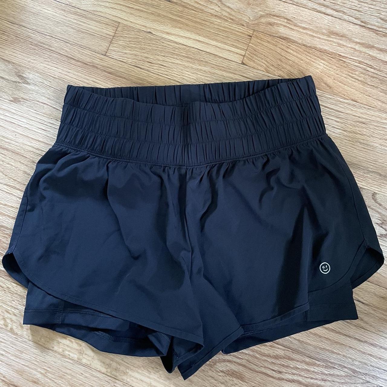 Gilly Hicks 2 in 1 black shorts only worn once or... - Depop
