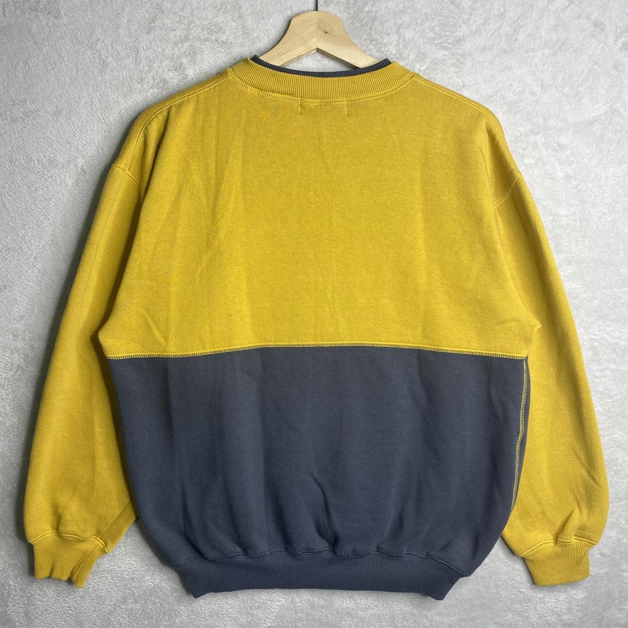 Vintage Sears Roebuck Colorblock Mustard Yellow &... | Depop