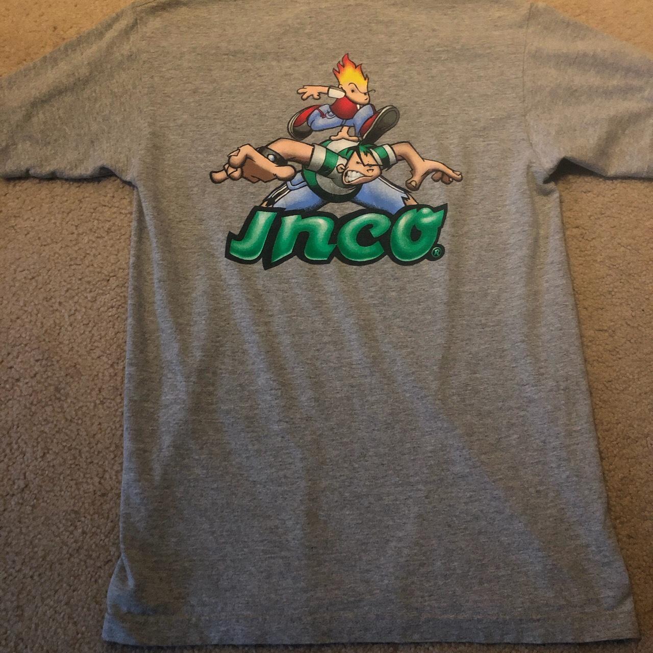 jnco flamehead shirt kids size large but like an... - Depop