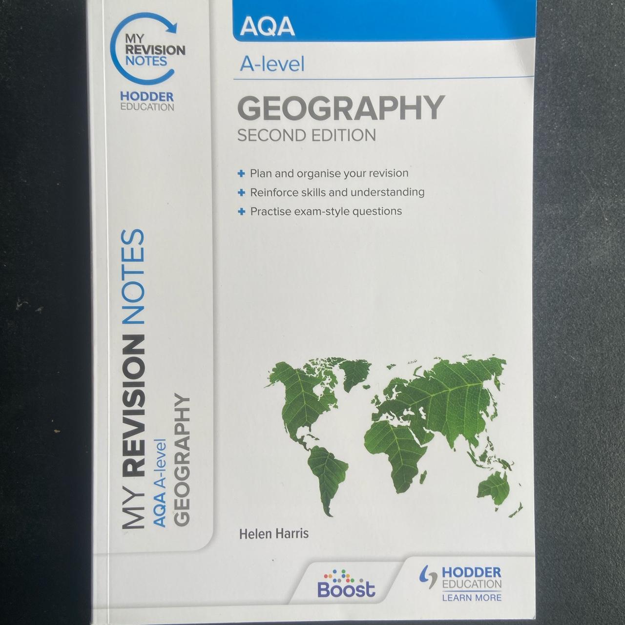 Geography AQA A Level Textbook Hodder... - Depop
