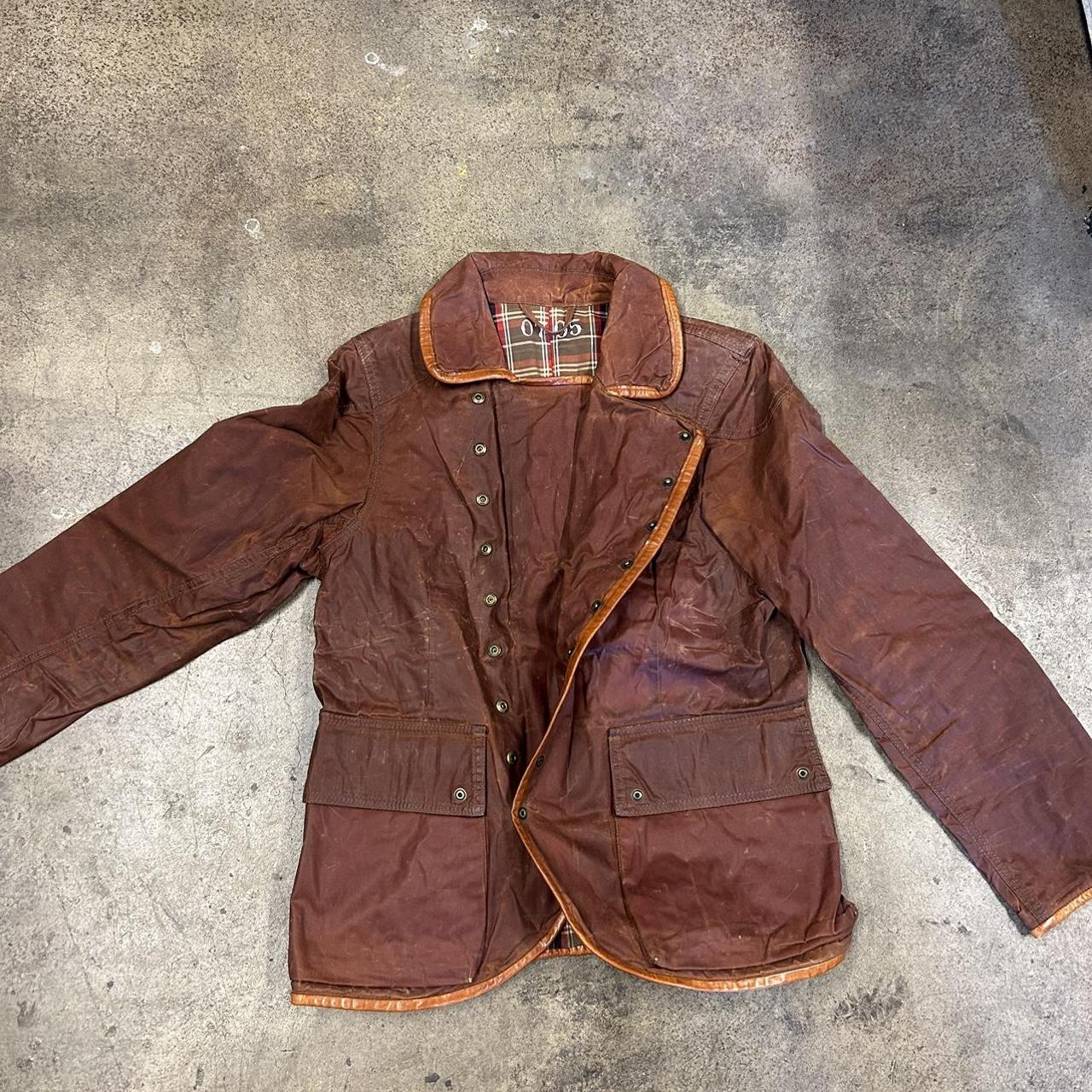 KAPITAL aged rusted looking trench jacket. Fit is... - Depop