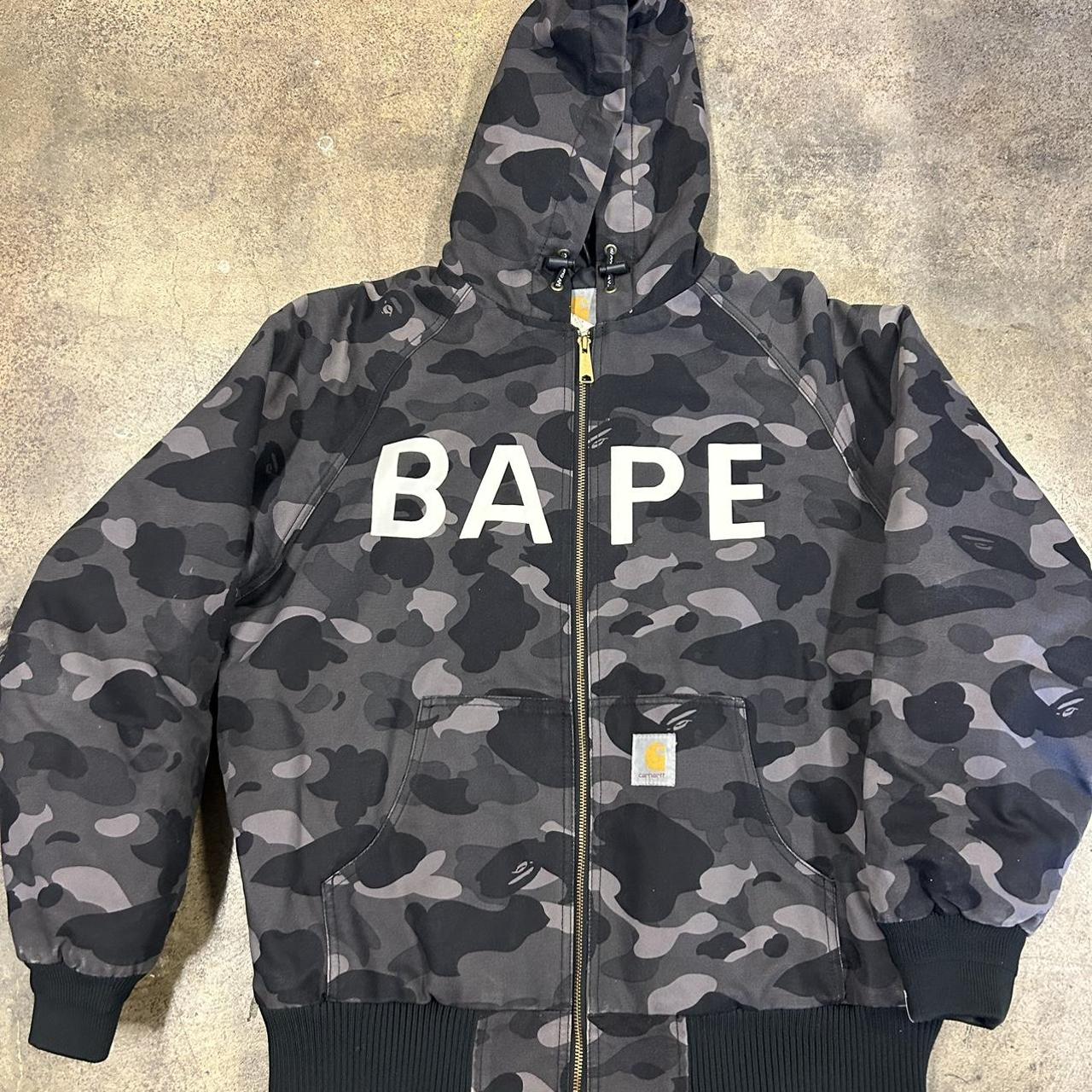 BAPE X Carhartt puffer jacket!! Very special piece - Depop