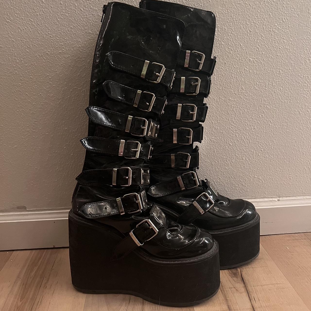 The famous Demonia swing 815 buckle platforms! PRICE... - Depop