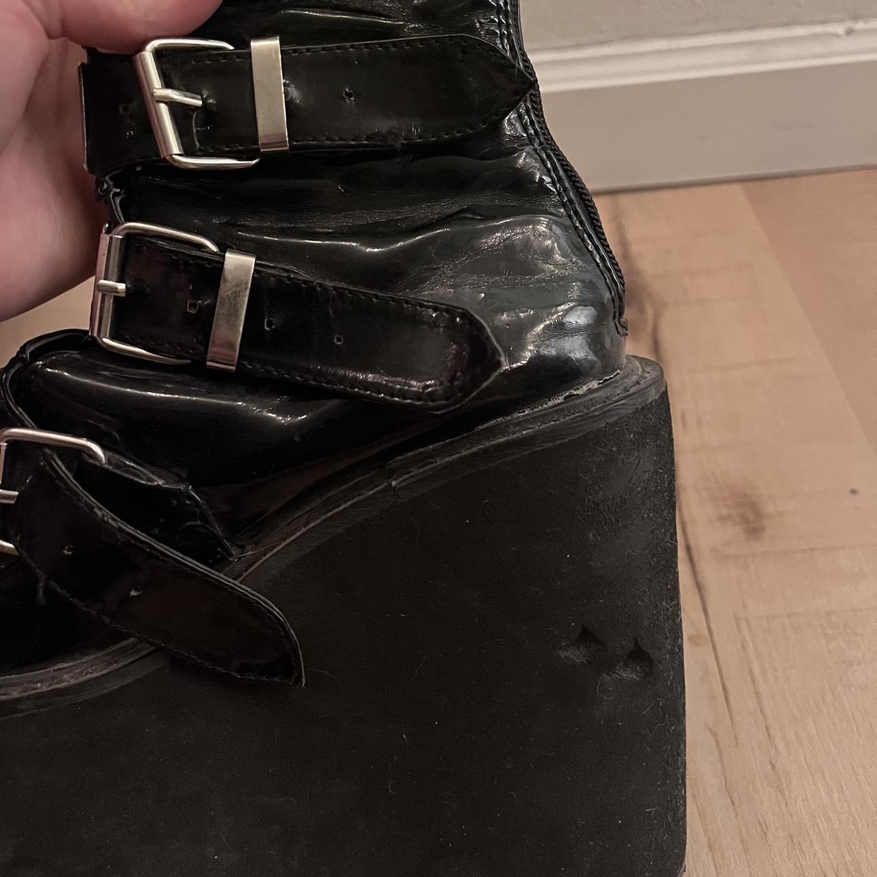 The famous Demonia swing 815 buckle platforms! PRICE... - Depop