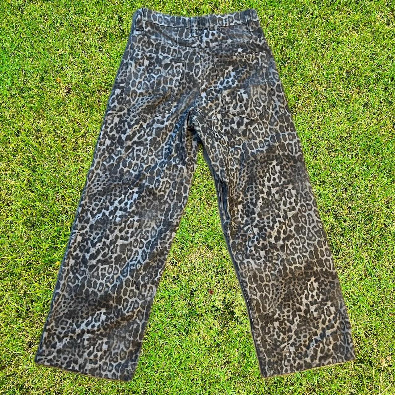 jaded london leopard fade colossus jeans size w 28... | Depop