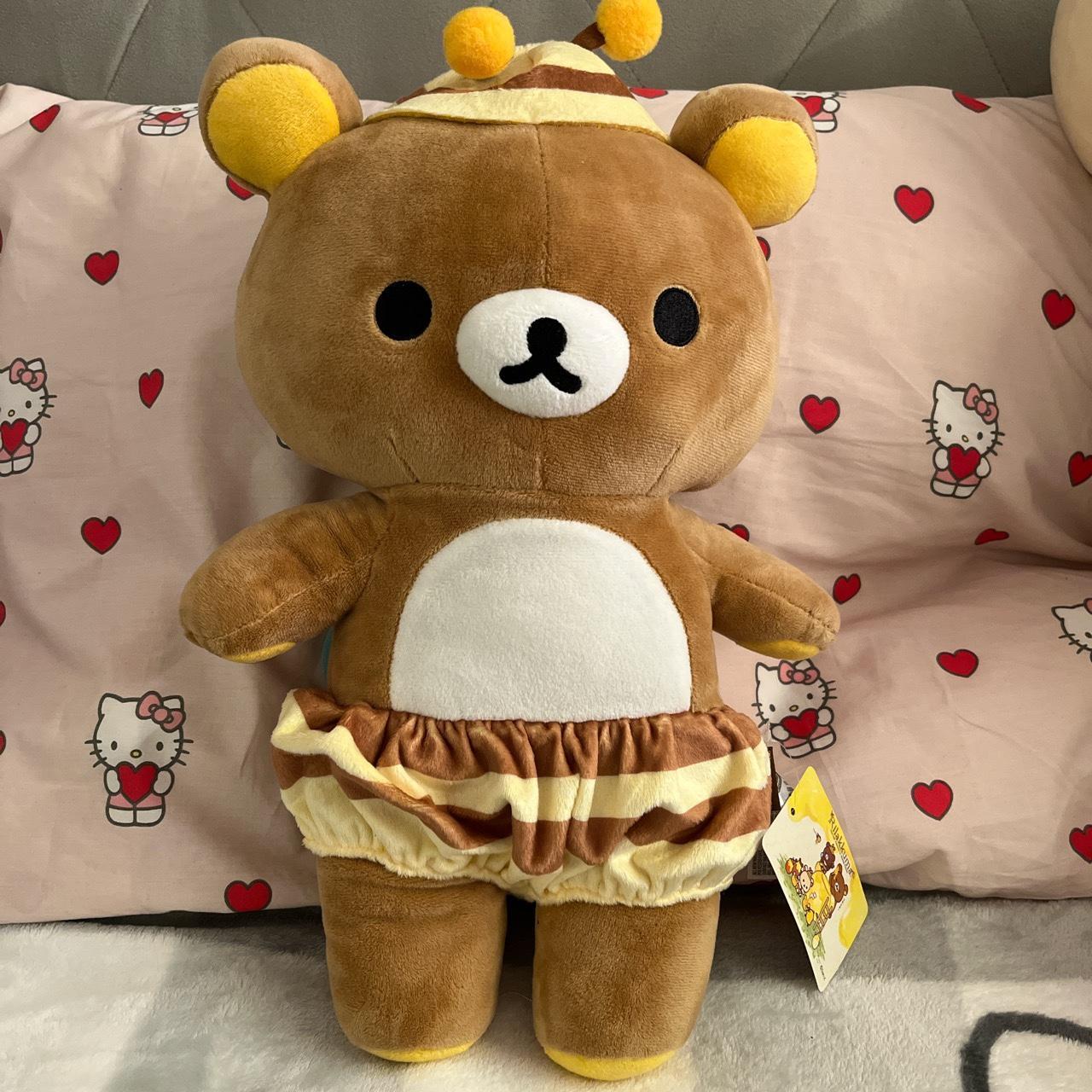 San-x Rilakkuma as a bee! Adorable 16in plush!... - Depop