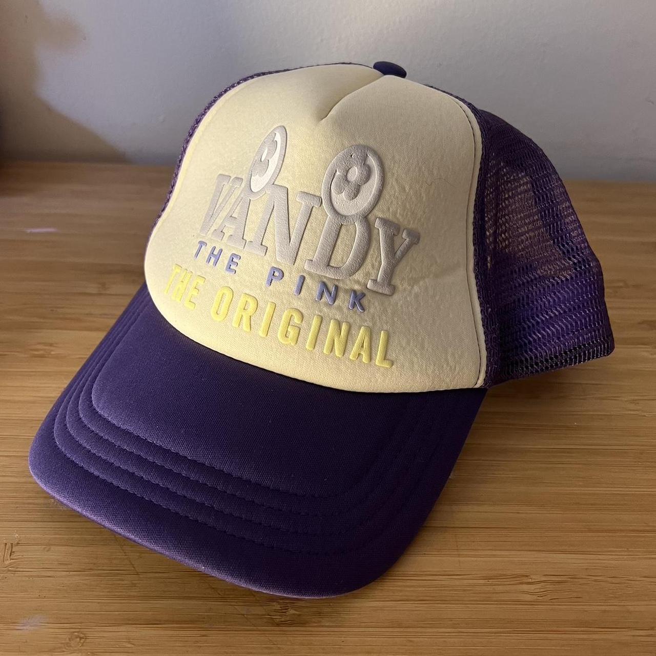 vandy the pink trucker hat only worn once... - Depop
