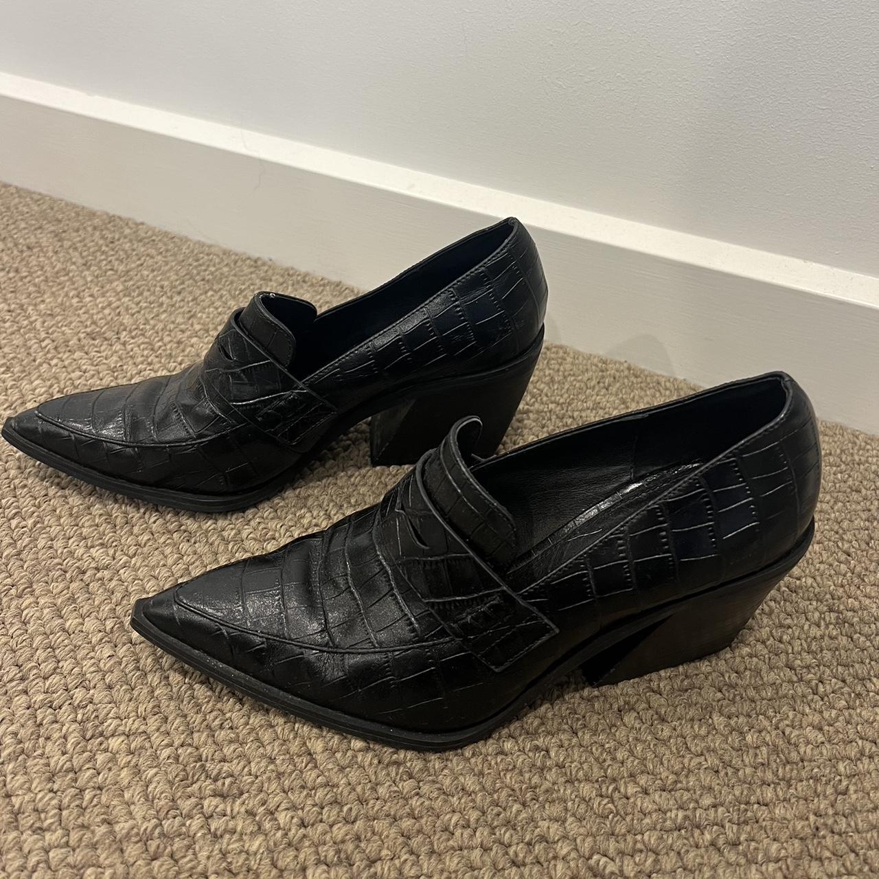 Jo Mercer | Black heels Women’s size 37 (6) - Depop