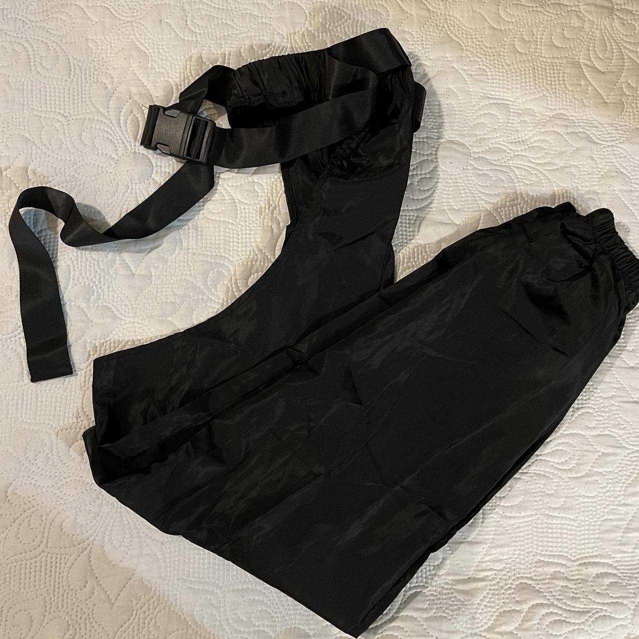 OS Rave Chaps/Joggers 🖤worn once, great... - Depop