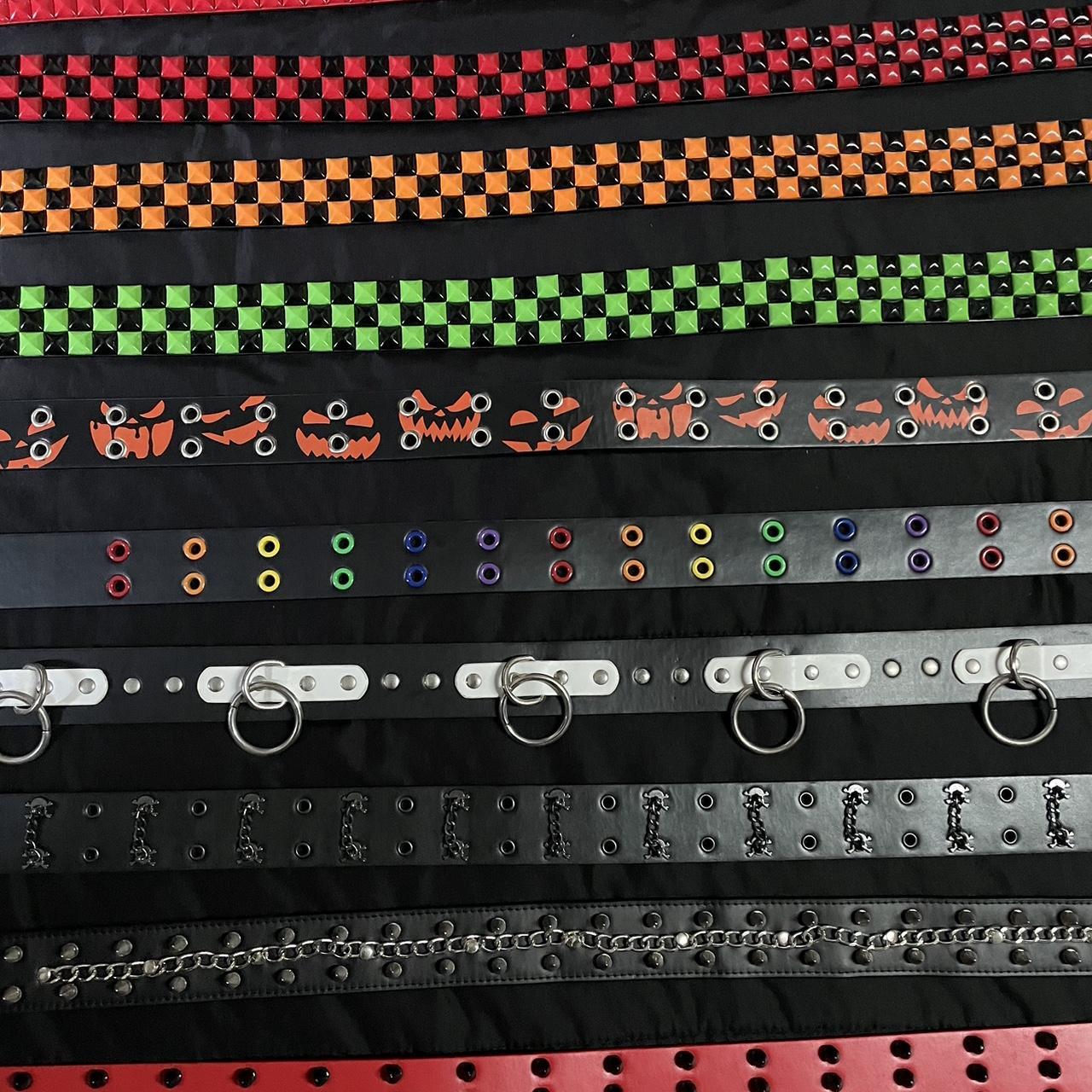 Studded & Spiked belts $20 each ! Some still... - Depop