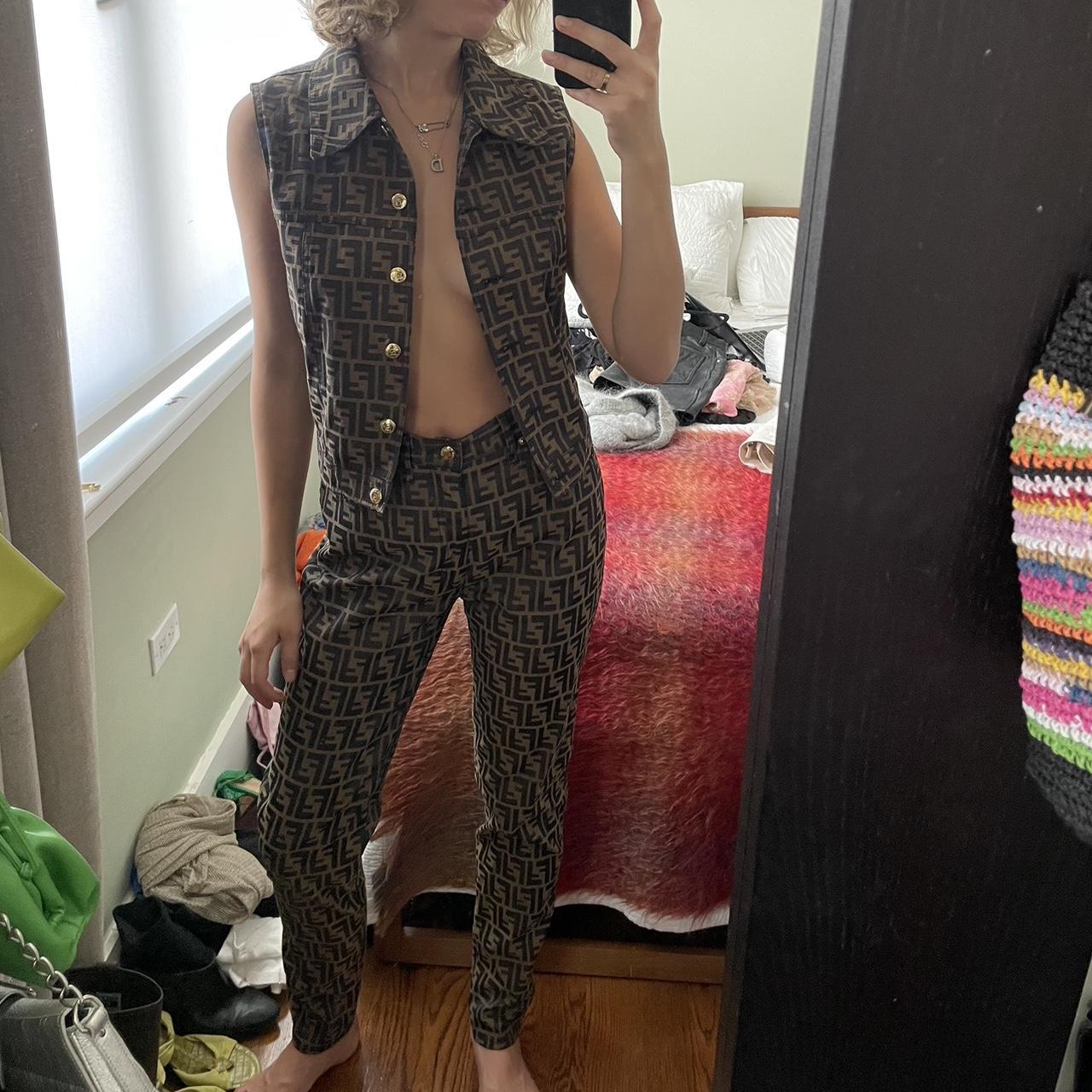 Rare vintage Fendi set Fits M - Depop