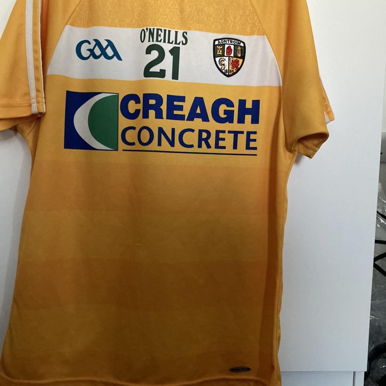 Rare Antrim GAA Jersey 2016- size medium tight fit.... - Depop