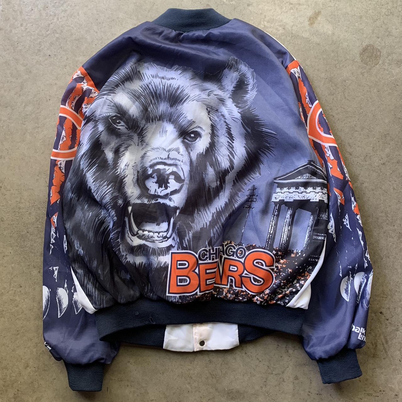 90s Bears Chalk Line Jacket Great condition. Fits... - Depop