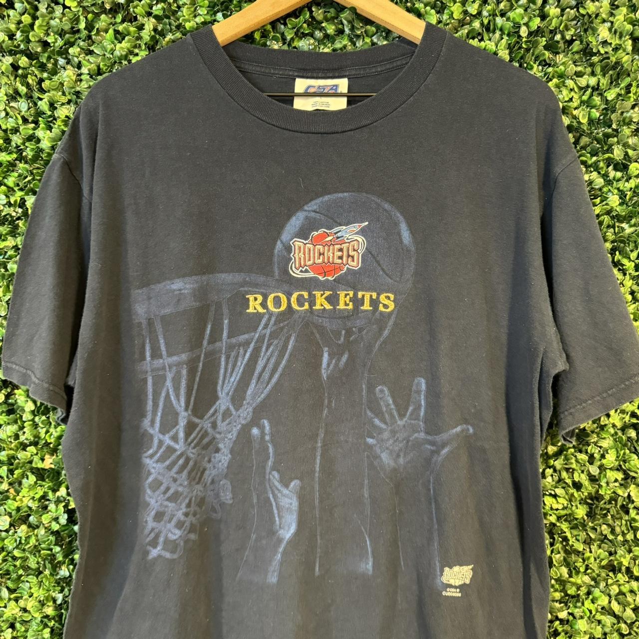 Vintage 90s Houston rockets nba basketball promo... - Depop